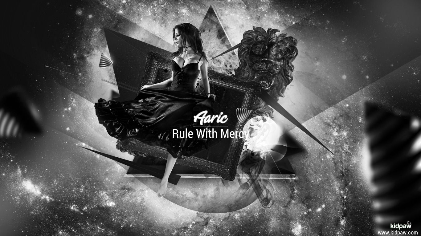 Aaric 3D Name Wallpaper for Mobile, Write Name on Photo Online