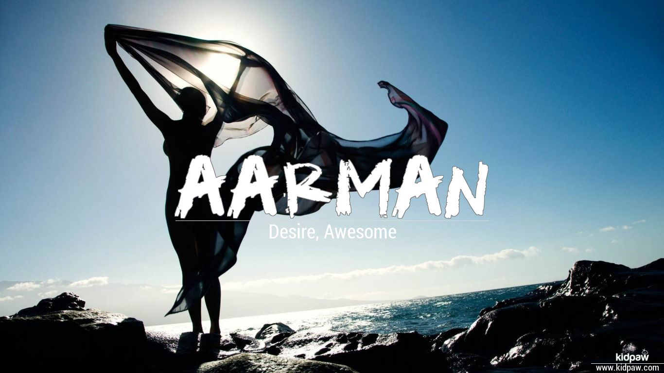 Aarman 3D Name Wallpaper for Mobile, Write आक्रमण Name on Photo Online