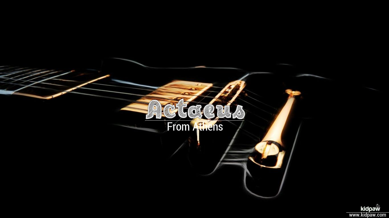 Actaeus 3D Name Wallpaper for Mobile, Write Name on Photo Online