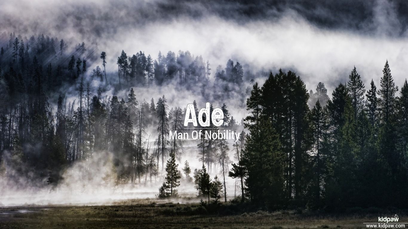 Ade 3D Name Wallpaper for Mobile, Write Name on Photo Online