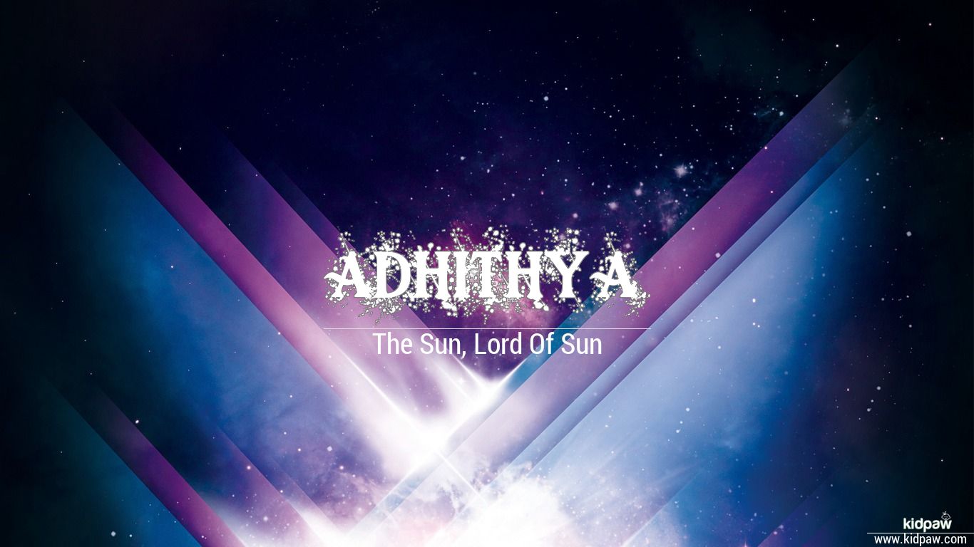 Adhithya 3D Name Wallpaper for Mobile, Write आदित्य Name on Photo Online