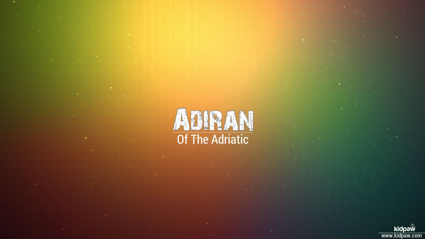 Adiran 3D Name Wallpaper for Mobile, Write Name on Photo Online