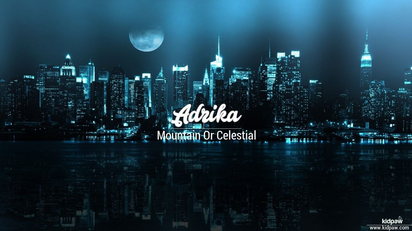 Adrika 3D Name Wallpaper for Mobile, Write अद्रिका Name on Photo Online