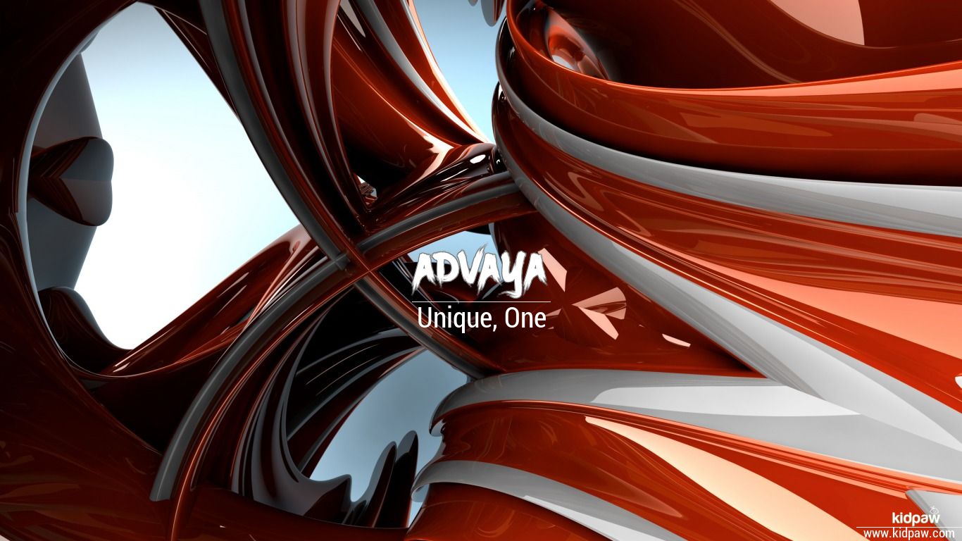 Advaya 3D Name Wallpaper for Mobile, Write अद्वाया Name on Photo Online
