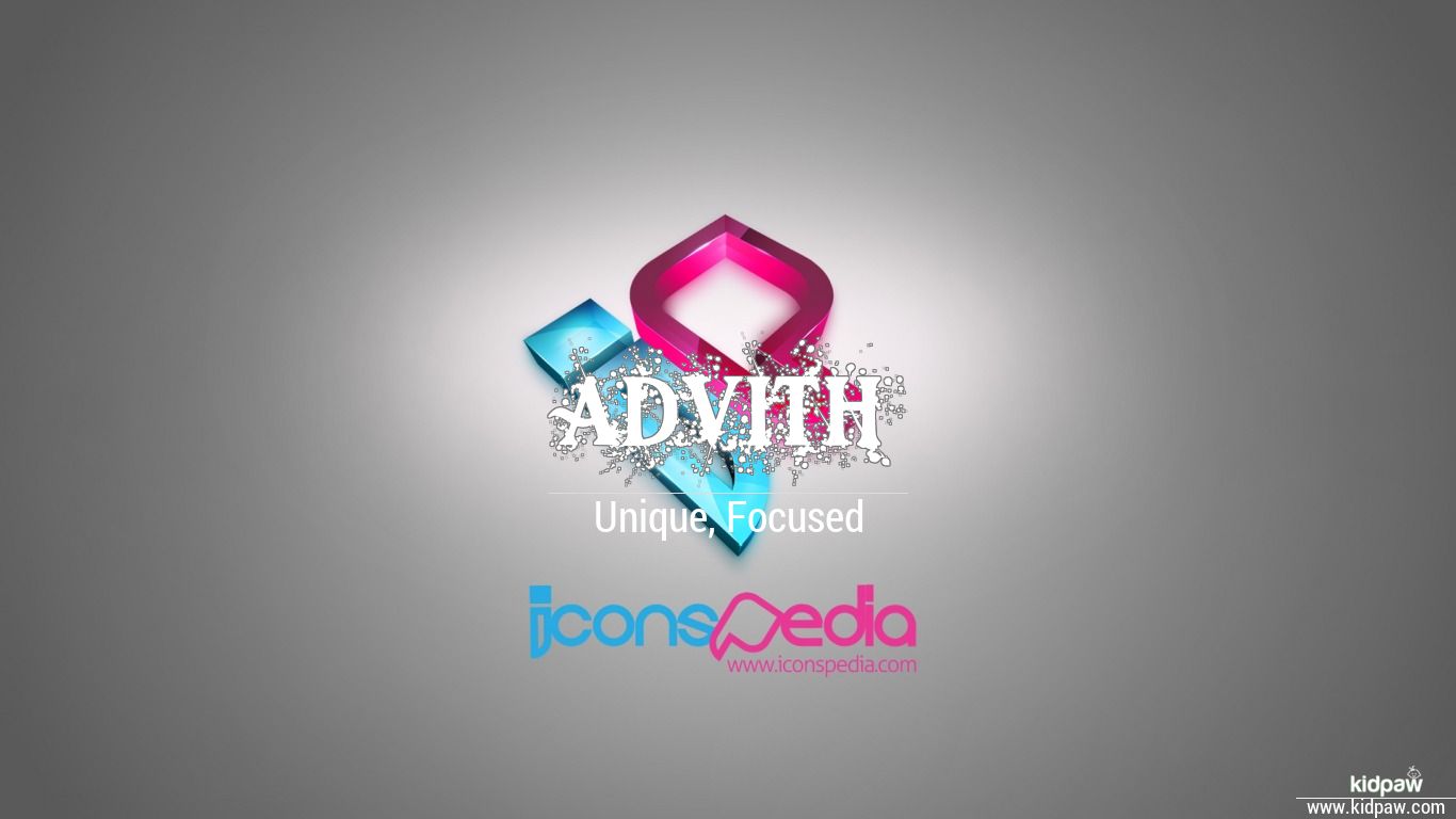 Advith 3D Name Wallpaper for Mobile, Write अद्वित Name on Photo Online