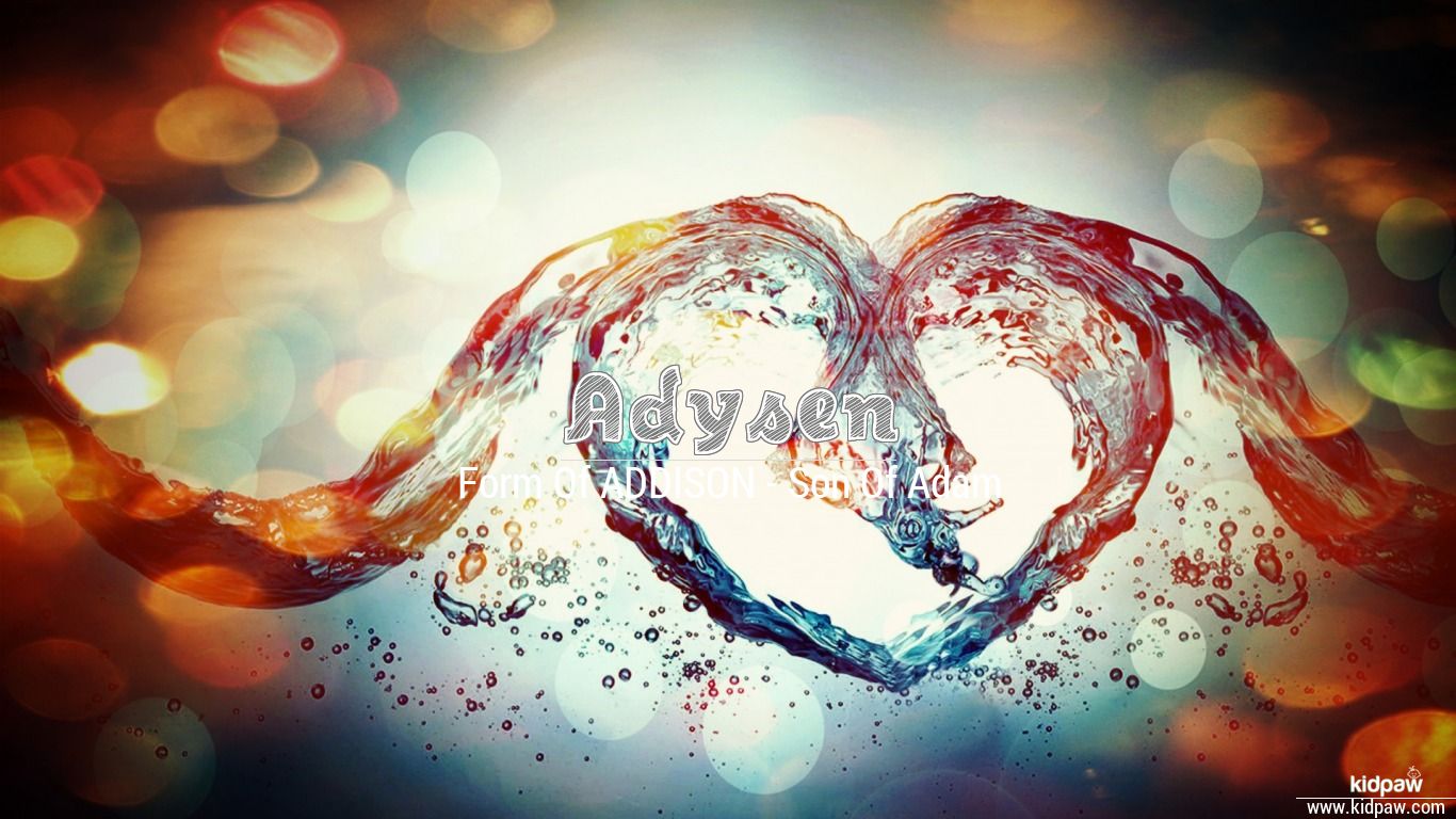 Adysen 3D Name Wallpaper for Mobile, Write Name on Photo Online