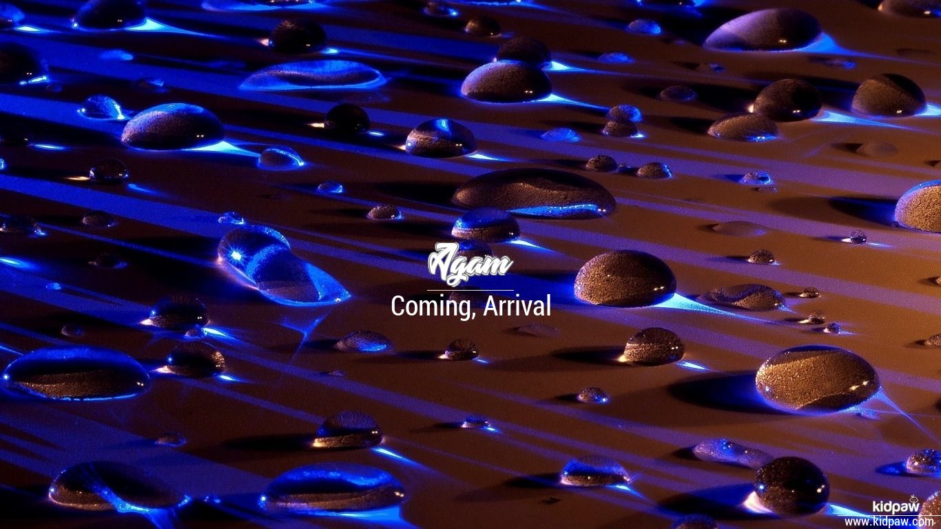 Agam 3D Name Wallpaper for Mobile, Write अगम Name on Photo Online
