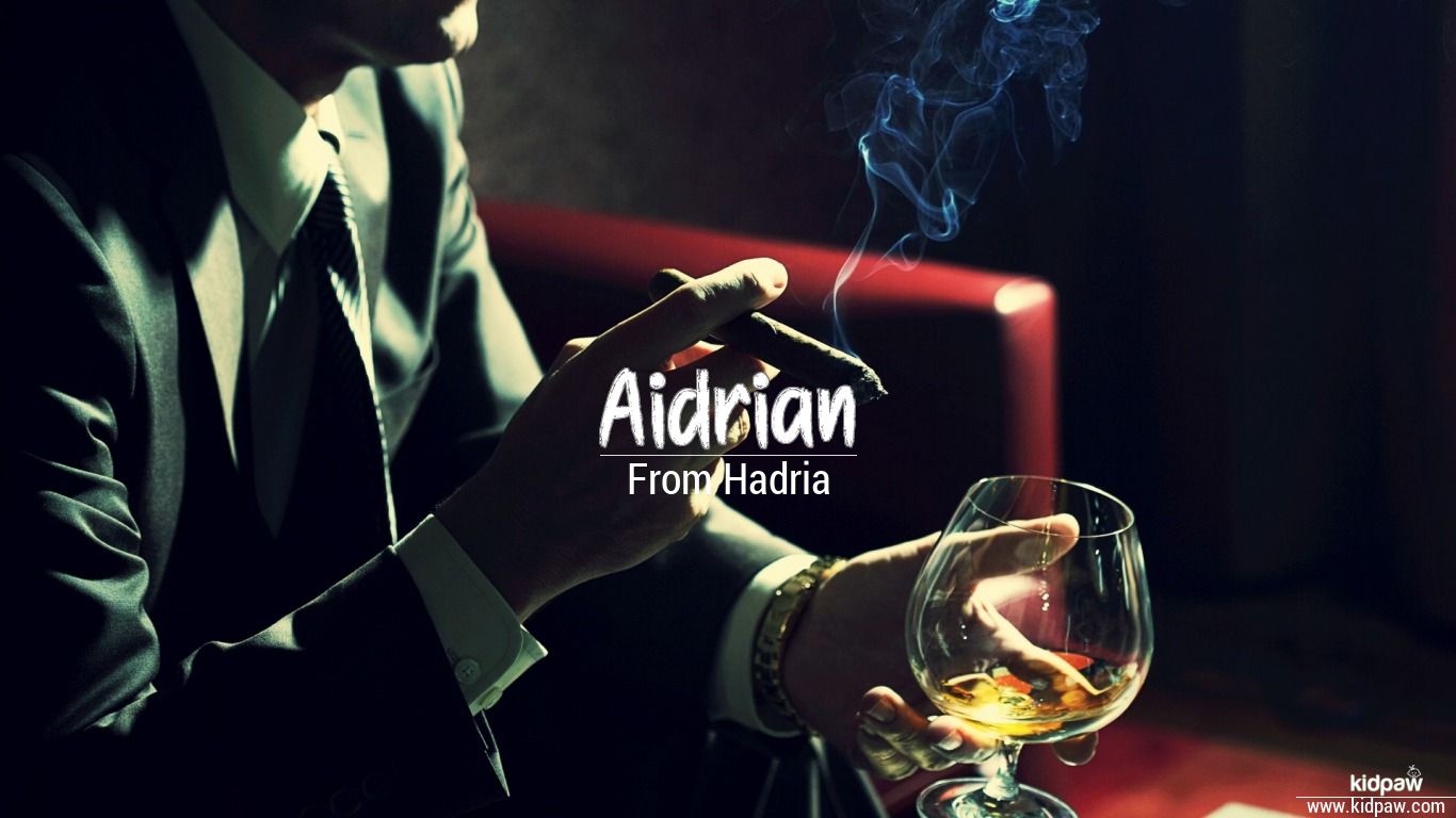 Aidrian 3D Name Wallpaper for Mobile, Write Name on Photo Online
