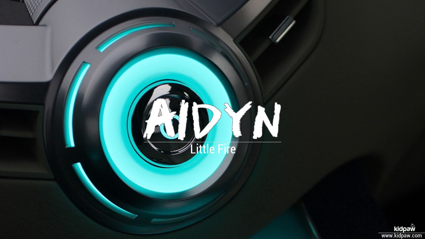 Aidyn 3D Name Wallpaper for Mobile, Write Name on Photo Online