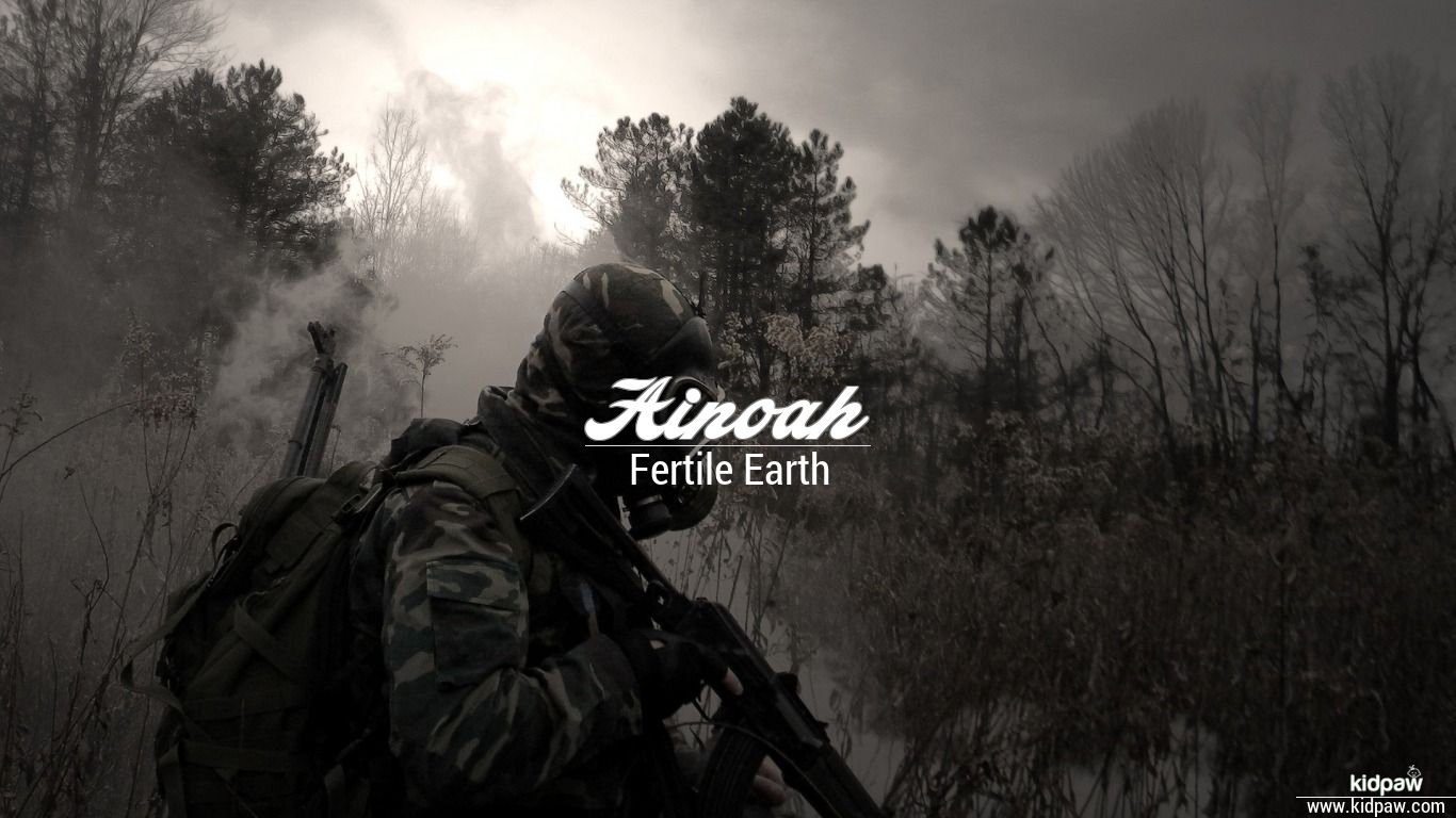 Ainoah 3D Name Wallpaper for Mobile, Write Name on Photo Online