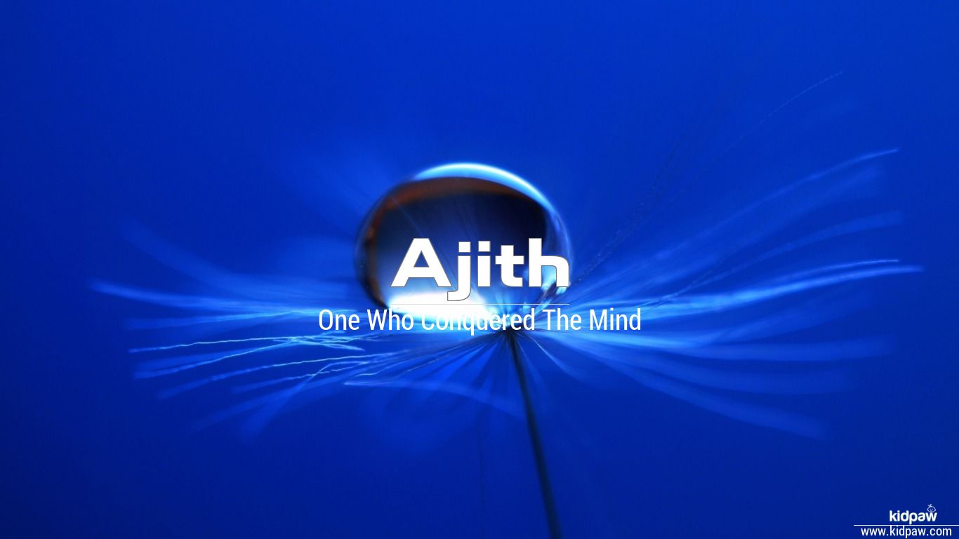 Ajith 3D Name Wallpaper for Mobile, Write अजीत Name on Photo Online