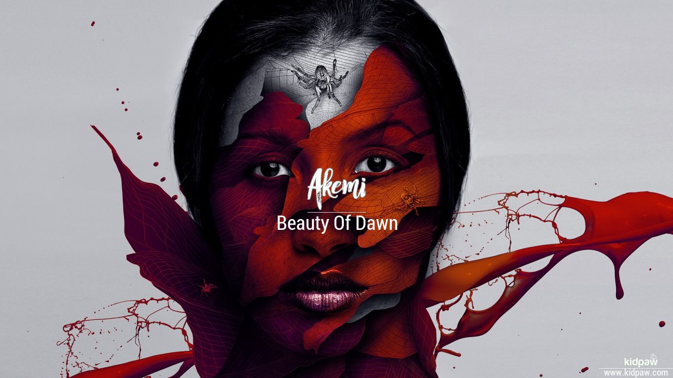 Akemi 3D Name Wallpaper for Mobile, Write Name on Photo Online