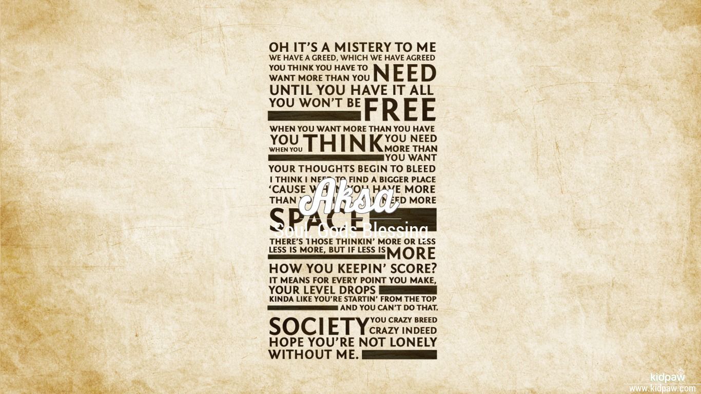 Aksa 3D Name Wallpaper for Mobile, Write अक्सा Name on Photo Online