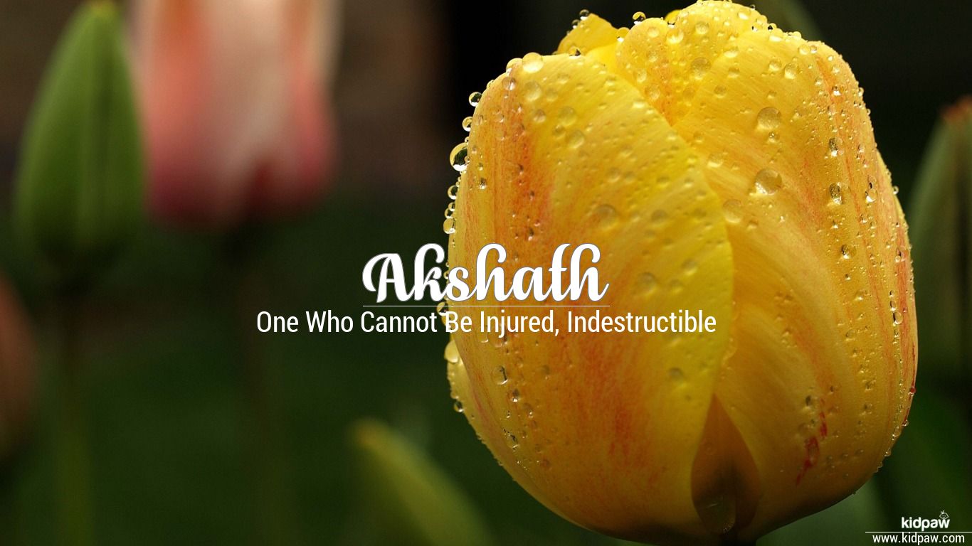 Akshath 3D Name Wallpaper for Mobile, Write अक्षथ Name on Photo Online