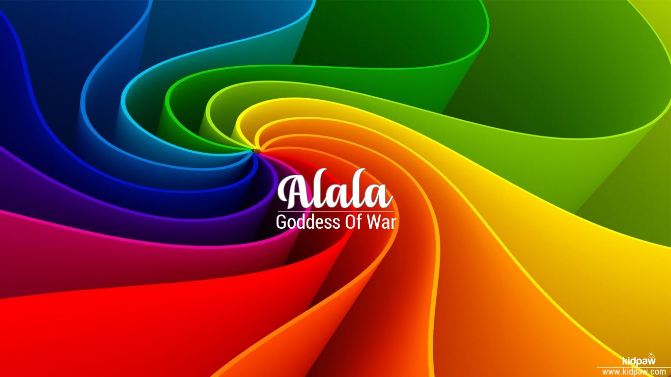 Alala 3D Name Wallpaper for Mobile, Write Name on Photo Online