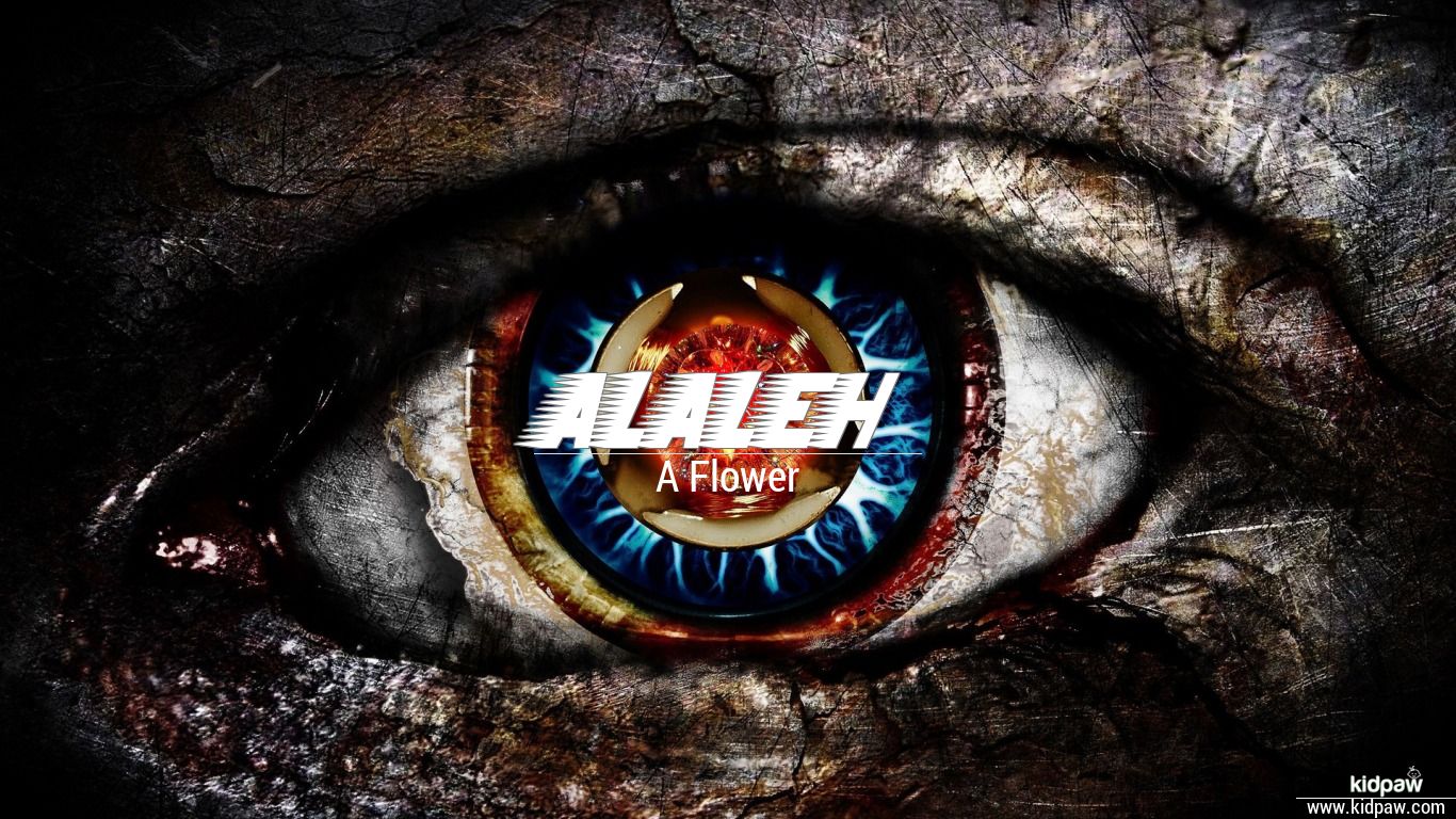 Alaleh 3D Name Wallpaper for Mobile, Write Name on Photo Online