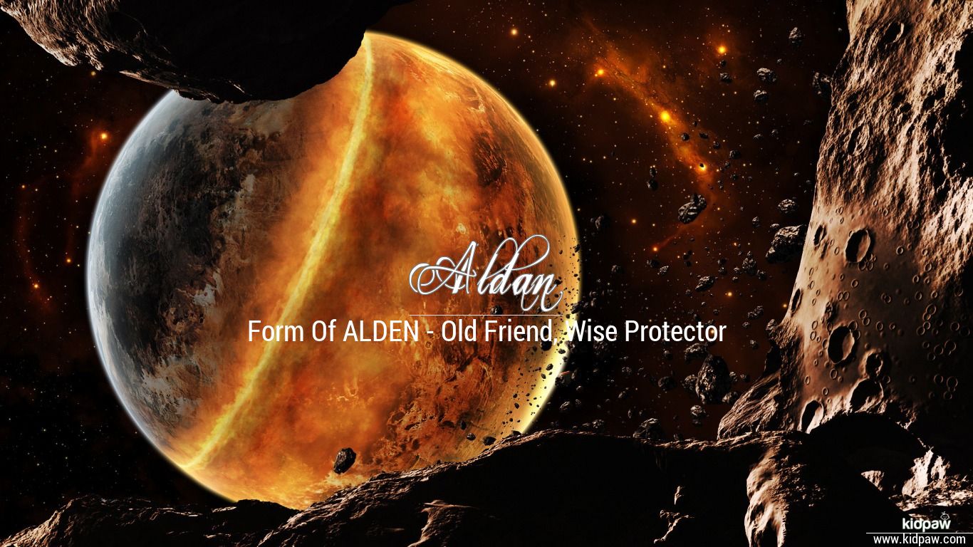 Aldan 3D Name Wallpaper for Mobile, Write Name on Photo Online