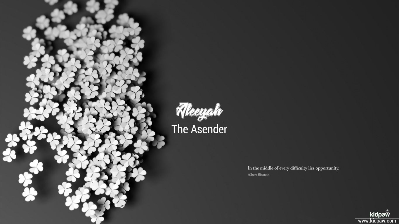 Aleeyah 3D Name Wallpaper for Mobile, Write Name on Photo Online