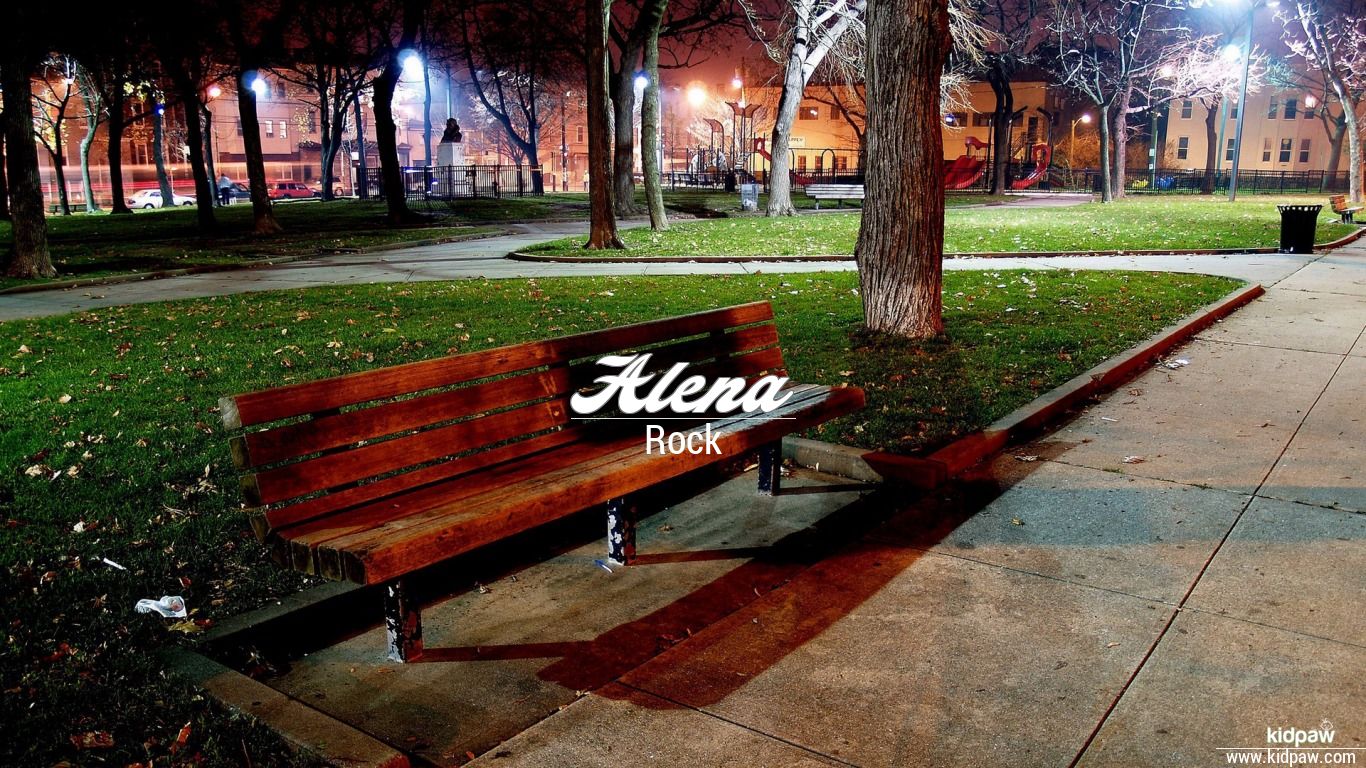 Alena 3D Name Wallpaper for Mobile, Write Name on Photo Online