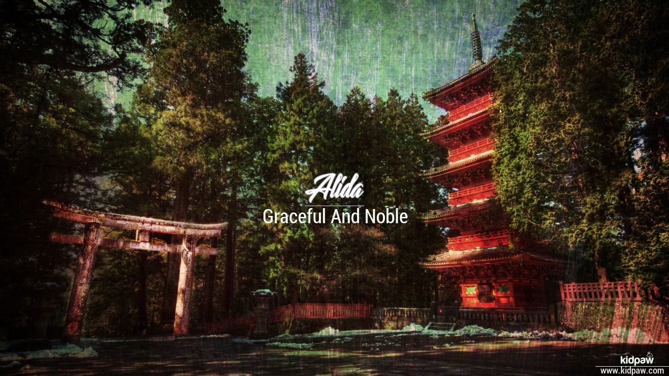 Alida 3D Name Wallpaper for Mobile, Write Name on Photo Online