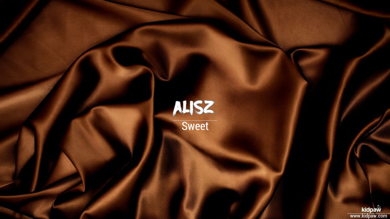 Alisz 3D Name Wallpaper for Mobile, Write Name on Photo Online