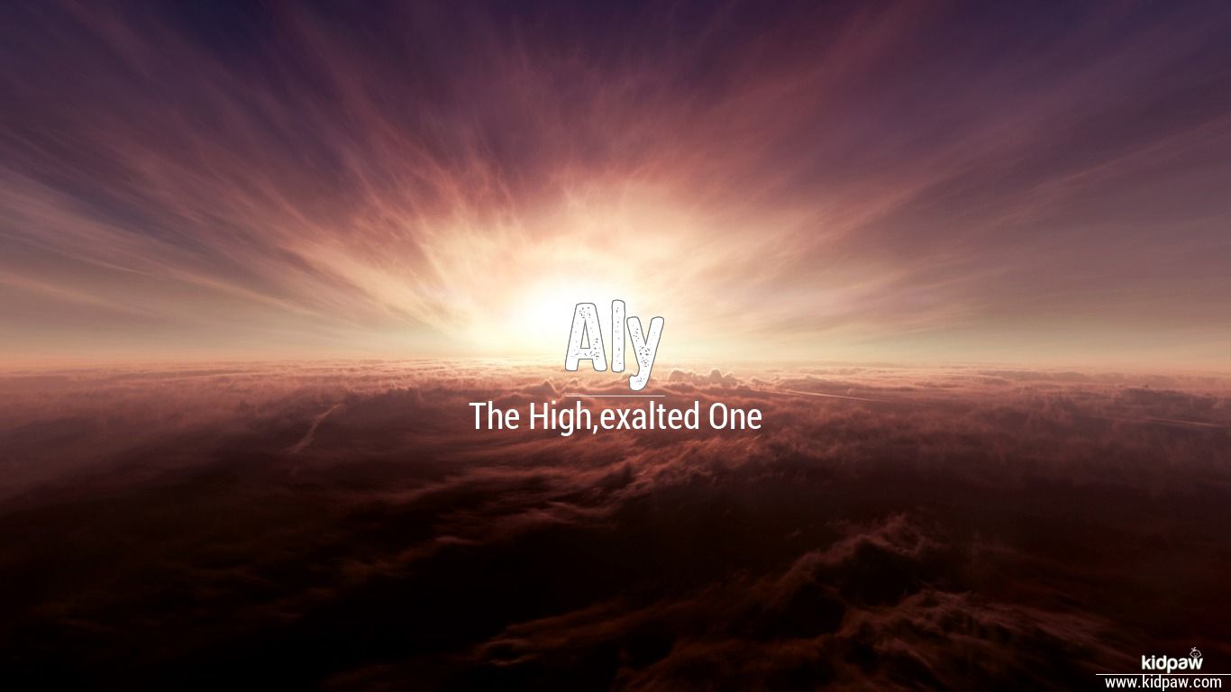 Aly 3D Name Wallpaper for Mobile, Write Name on Photo Online