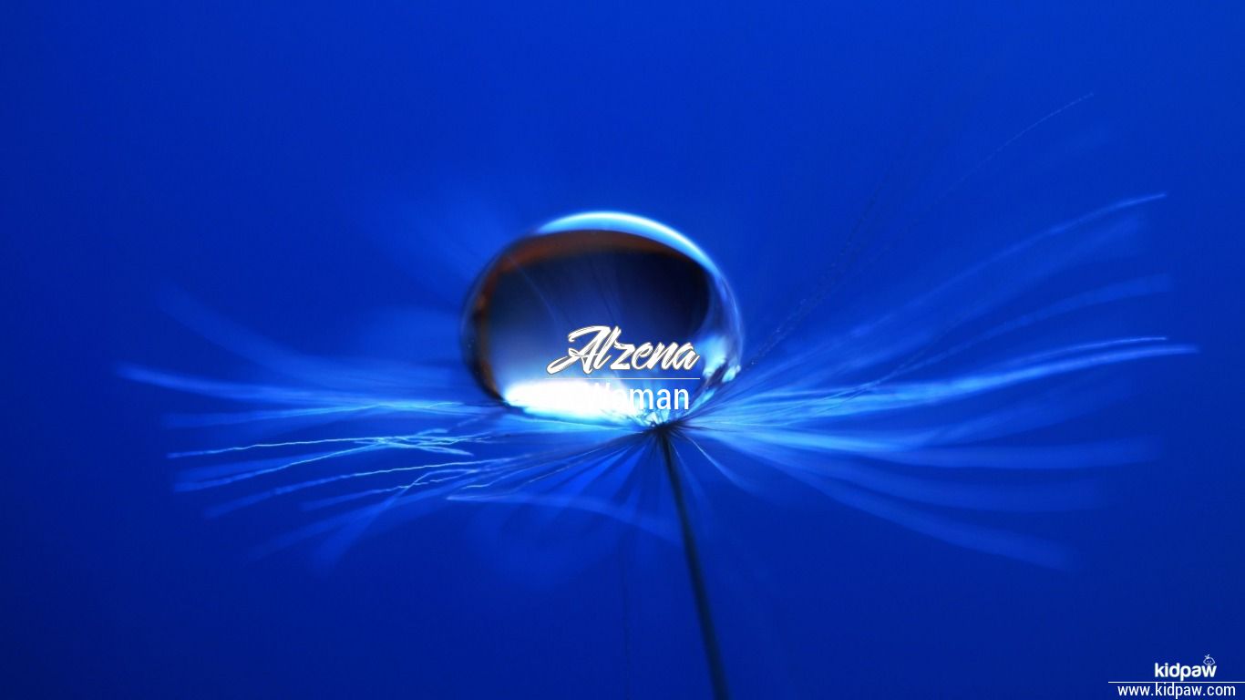 Alzena 3D Name Wallpaper for Mobile, Write الزينة Name on Photo Online