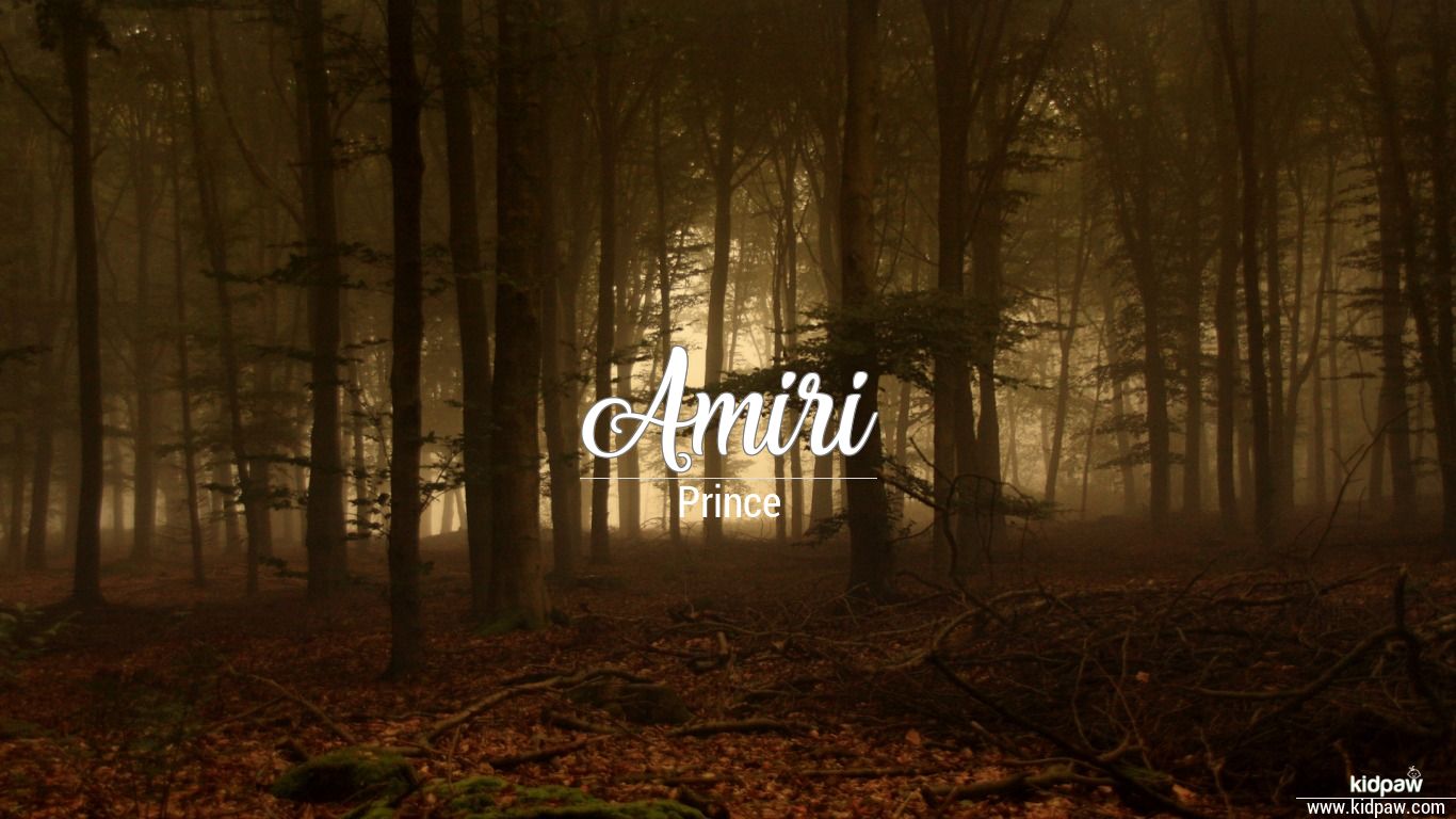 Amiri 3D Name Wallpaper for Mobile, Write Name on Photo Online