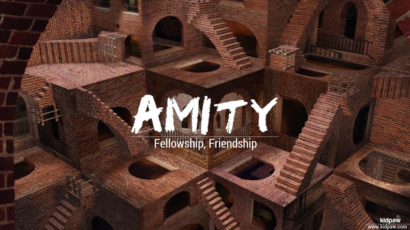 Amity 3D Name Wallpaper for Mobile, Write Name on Photo Online