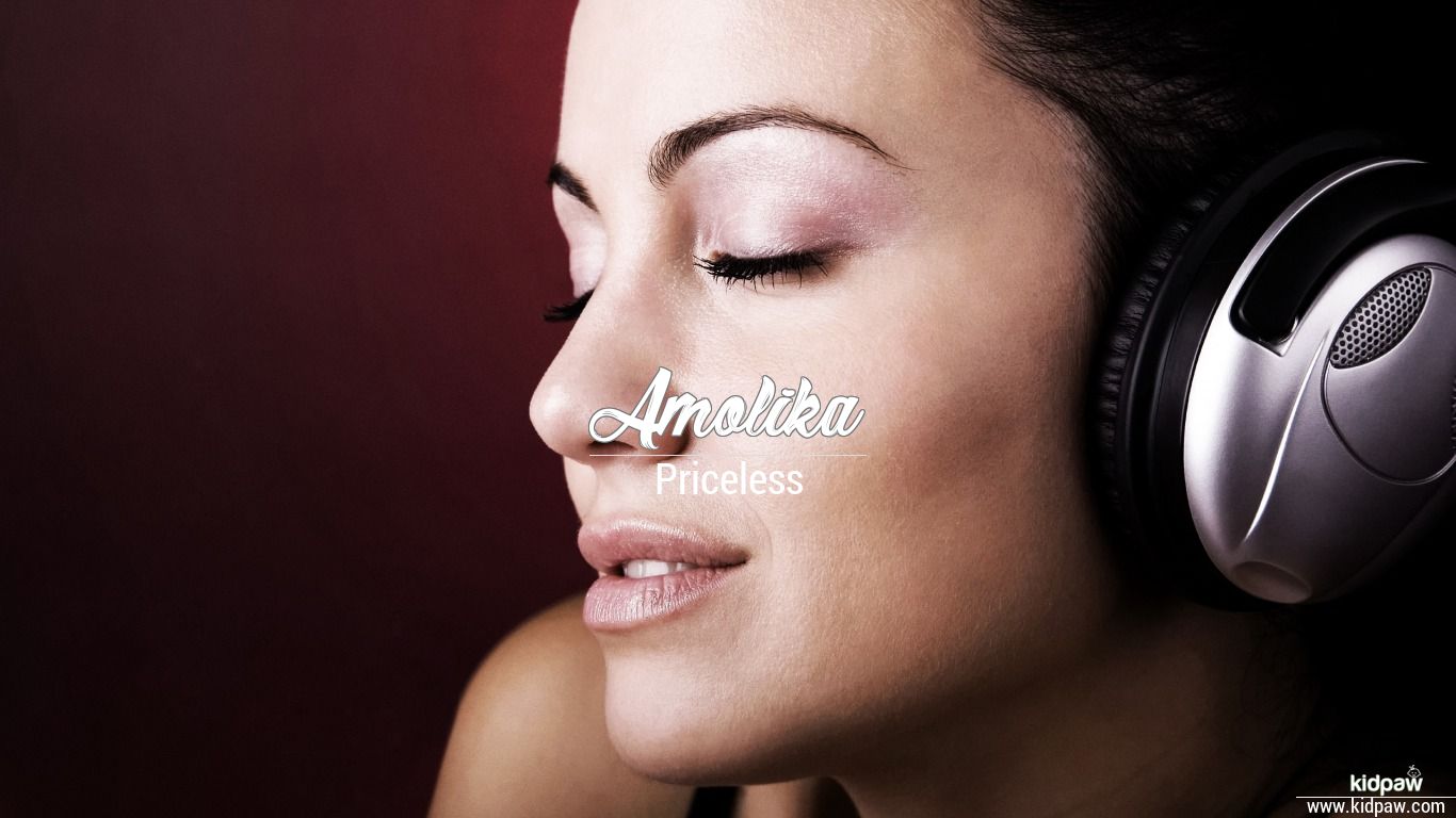 Amolika 3D Name Wallpaper for Mobile, Write अमोलिका Name on Photo Online