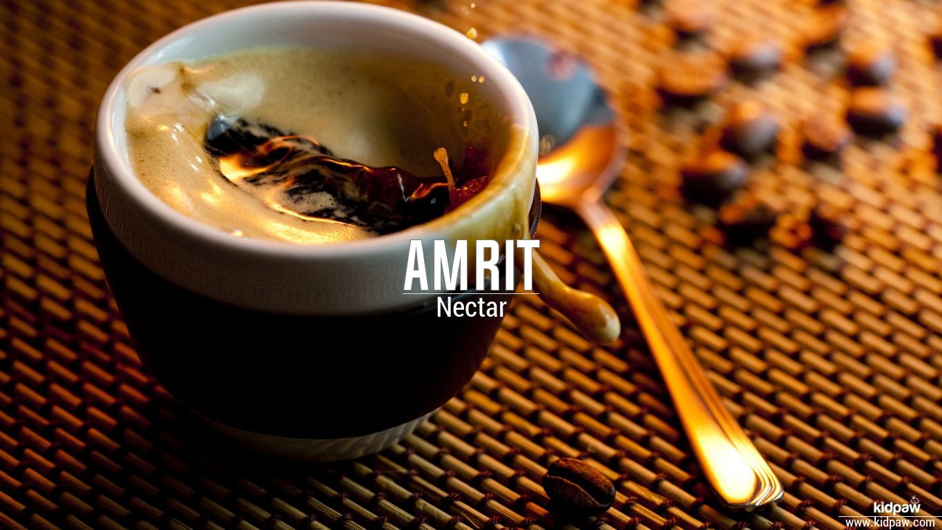 Amrit 3D Name Wallpaper for Mobile, Write अमृत Name on Photo Online
