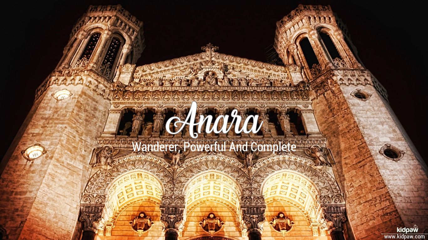 Anara 3D Name Wallpaper for Mobile, Write अनारा Name on Photo Online