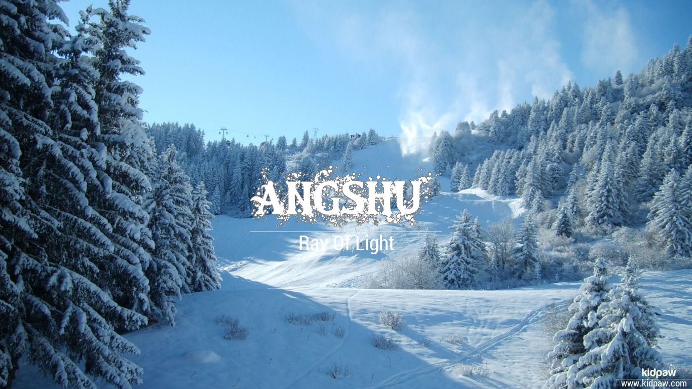 Angshu 3D Name Wallpaper for Mobile, Write ांग्शु Name on Photo Online