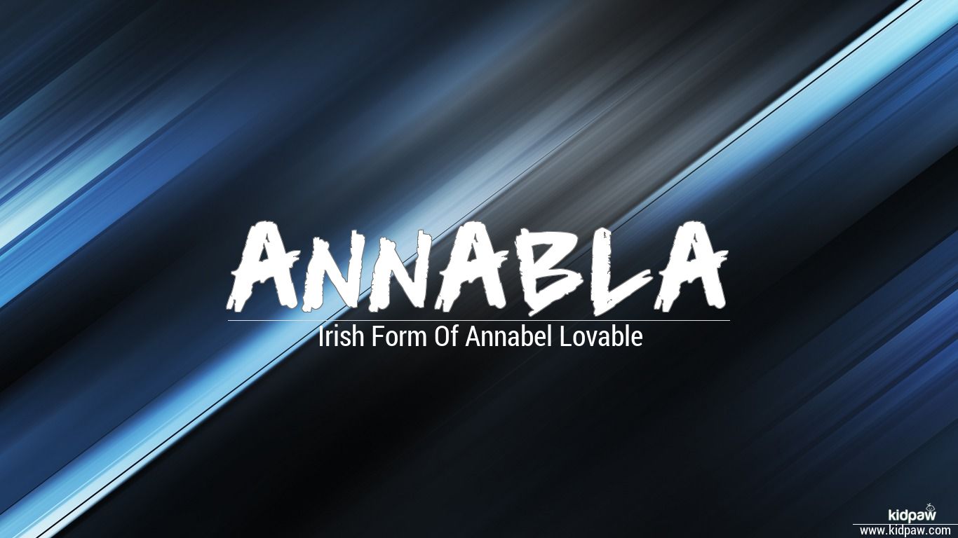 Annabla 3D Name Wallpaper for Mobile, Write Name on Photo Online