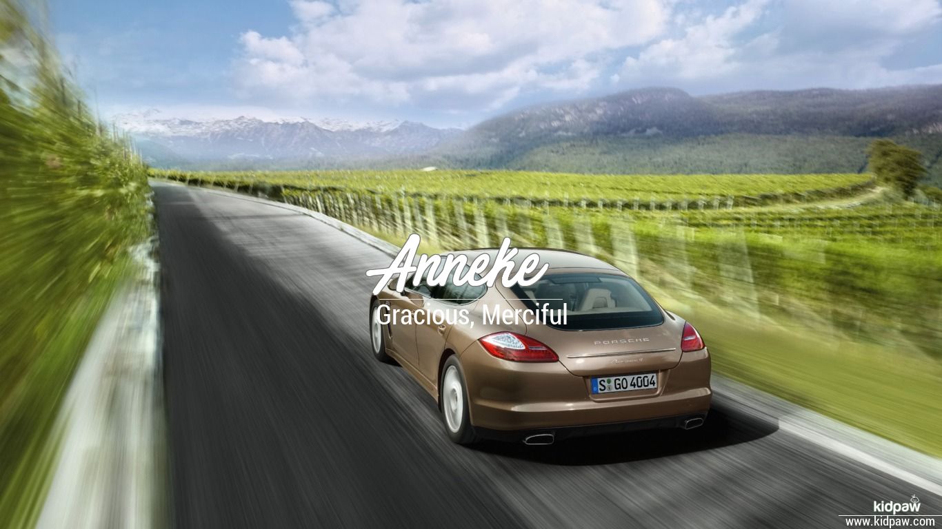 Anneke 3D Name Wallpaper for Mobile, Write Name on Photo Online