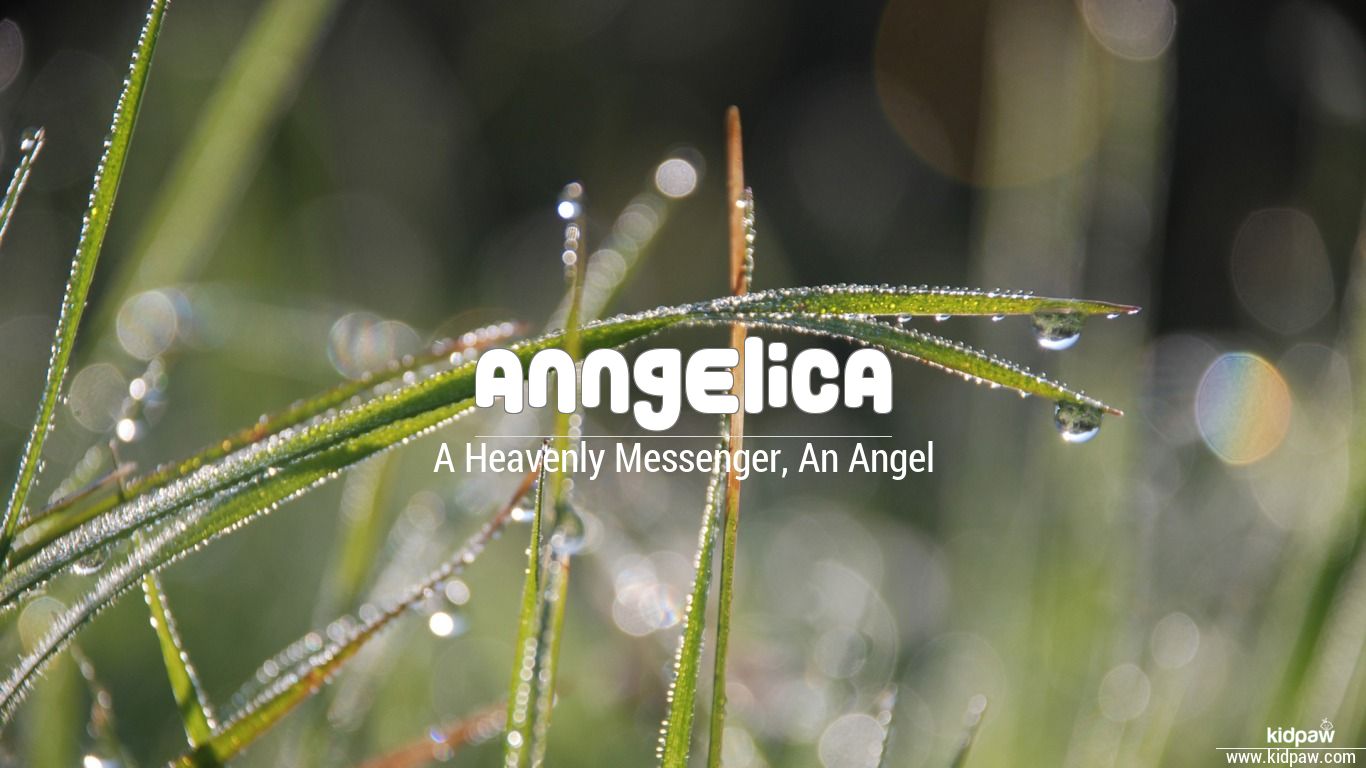 Anngelica 3D Name Wallpaper for Mobile, Write Name on Photo Online