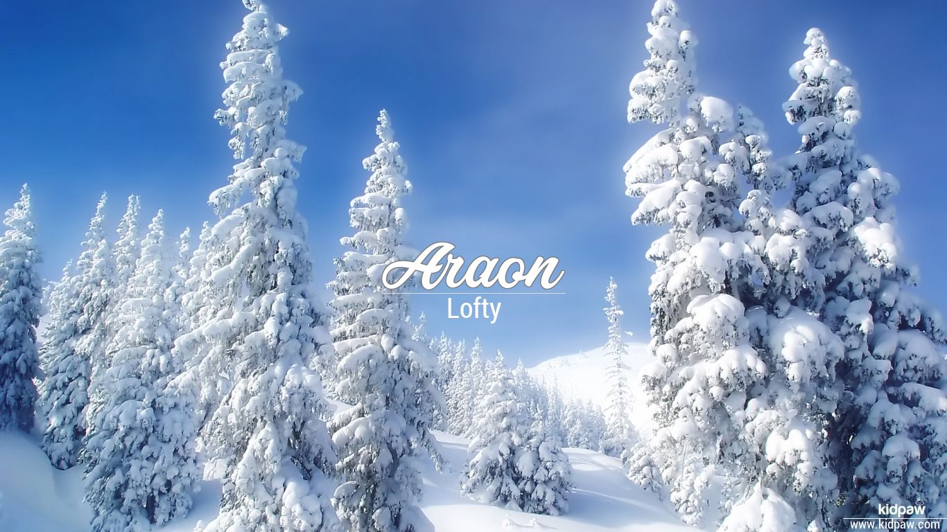 Araon 3D Name Wallpaper for Mobile, Write अरोन Name on Photo Online