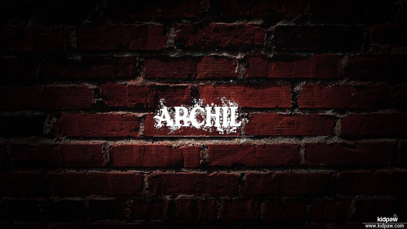 Archil 3D Name Wallpaper for Mobile, Write Name on Photo Online