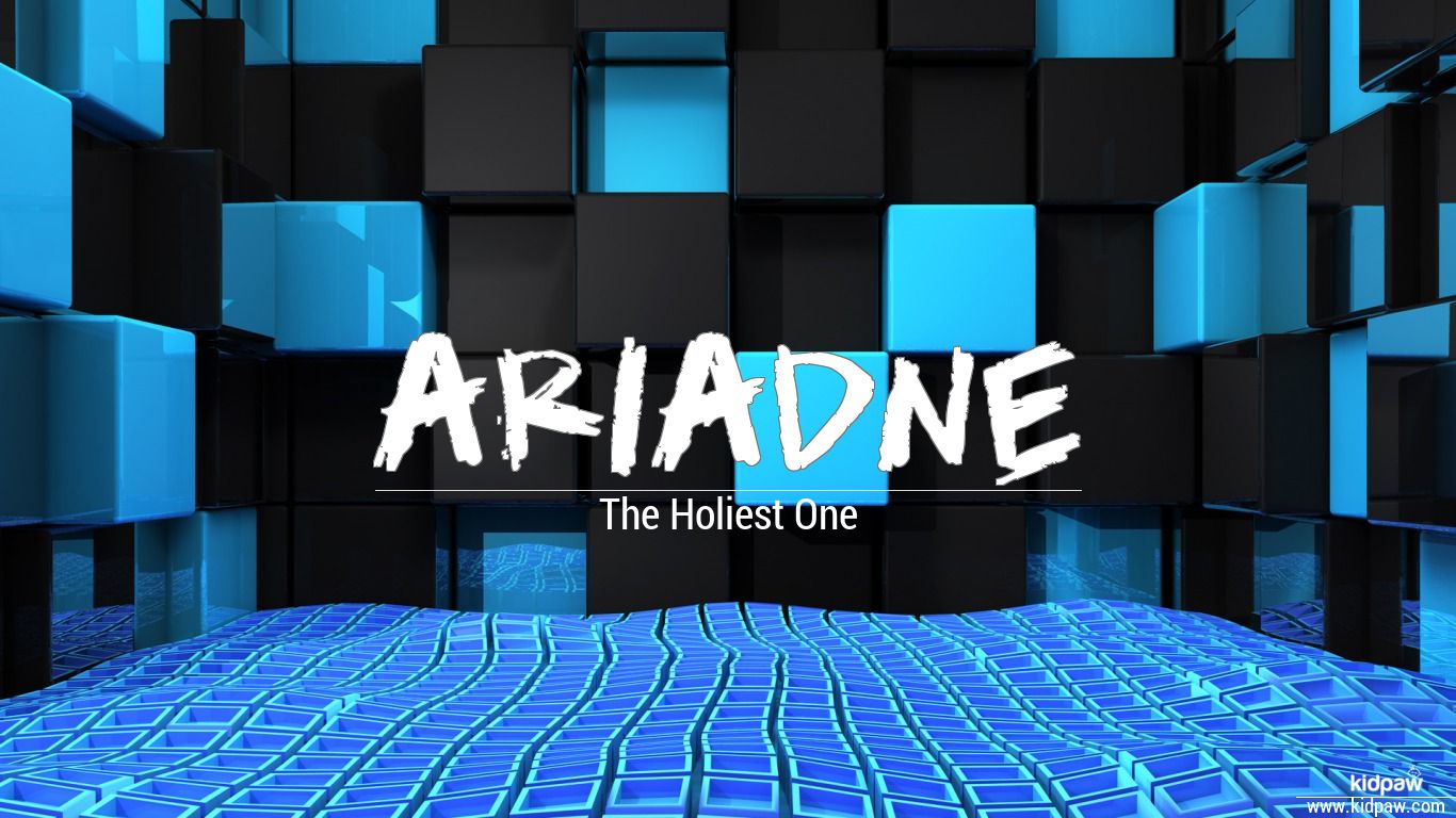 Ariadne 3D Name Wallpaper for Mobile, Write Name on Photo Online