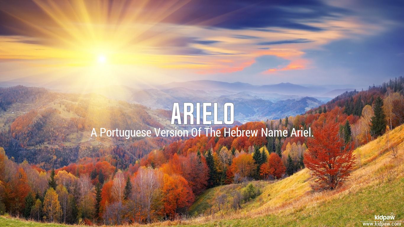 Arielo 3D Name Wallpaper for Mobile, Write Name on Photo Online
