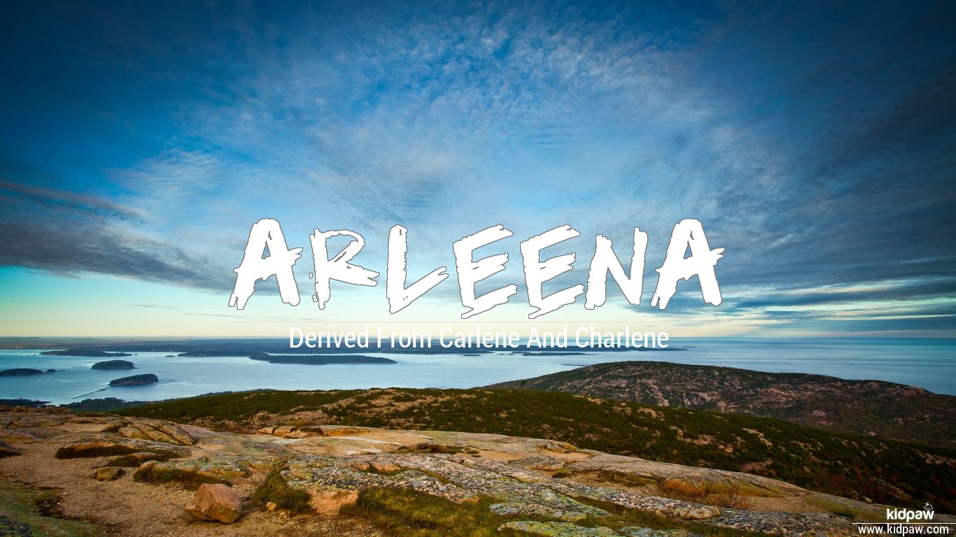 Arleena 3D Name Wallpaper for Mobile, Write Name on Photo Online