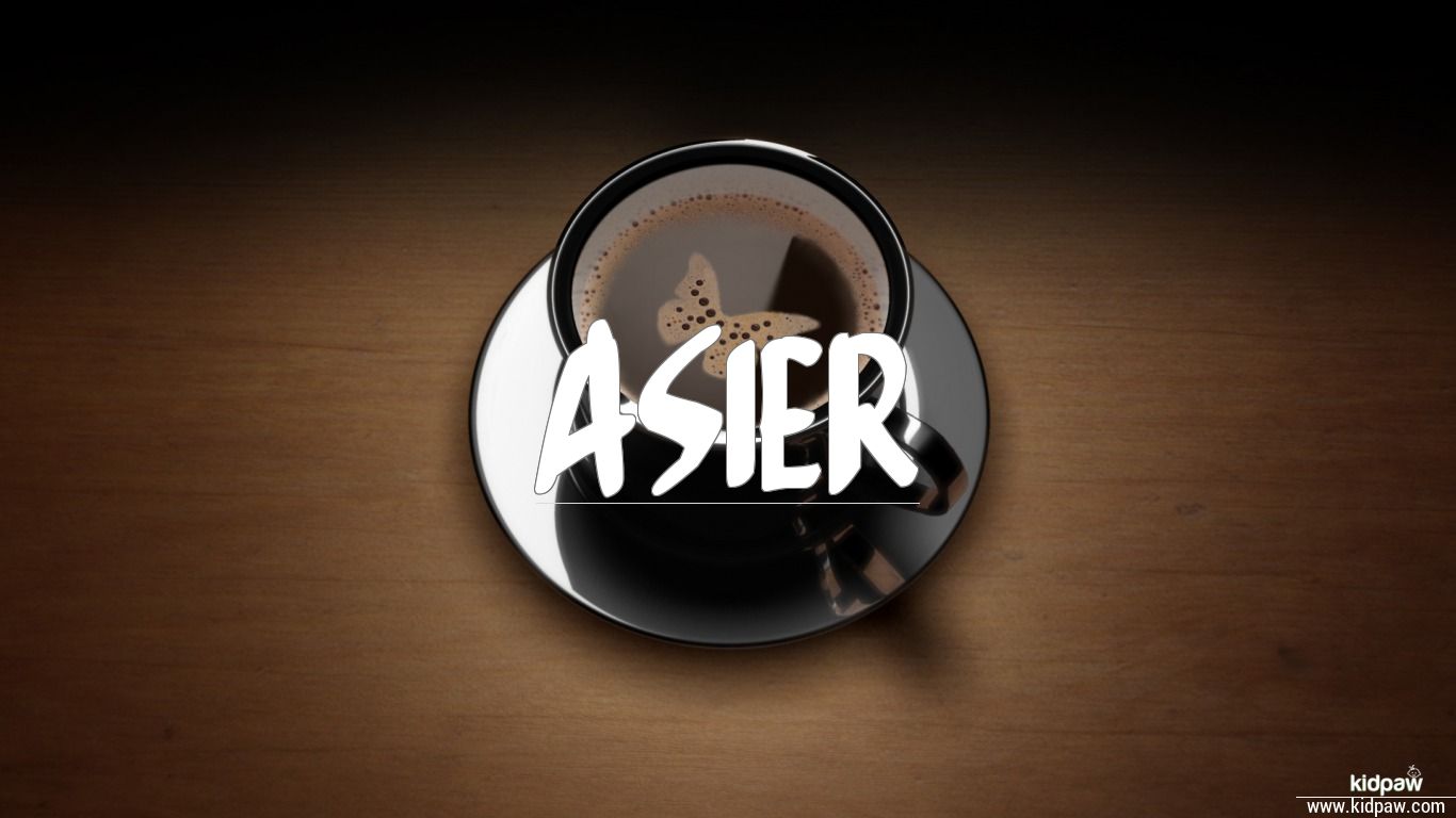 Asier 3D Name Wallpaper for Mobile, Write Name on Photo Online