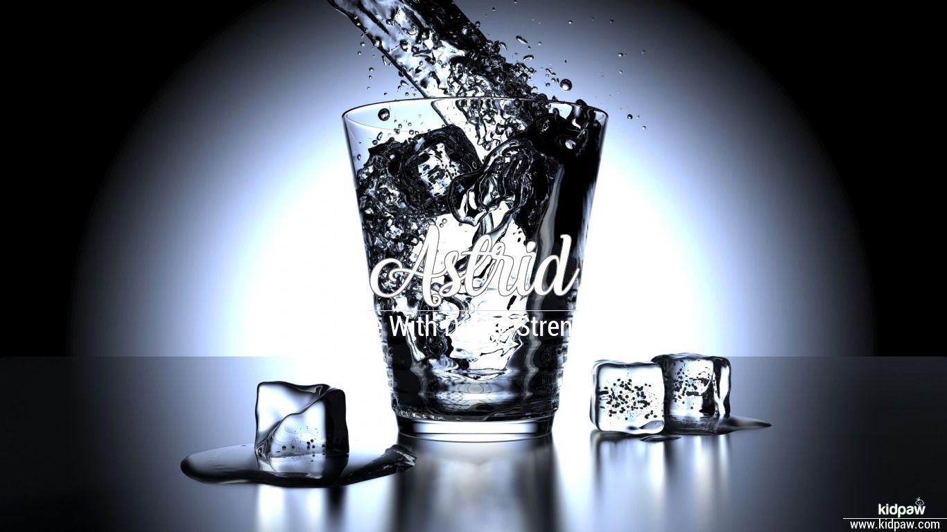 Astrid 3D Name Wallpaper for Mobile, Write Name on Photo Online