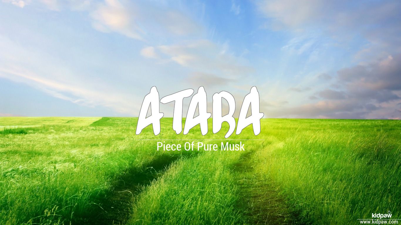 Ataba 3D Name Wallpaper for Mobile, Write Name on Photo Online