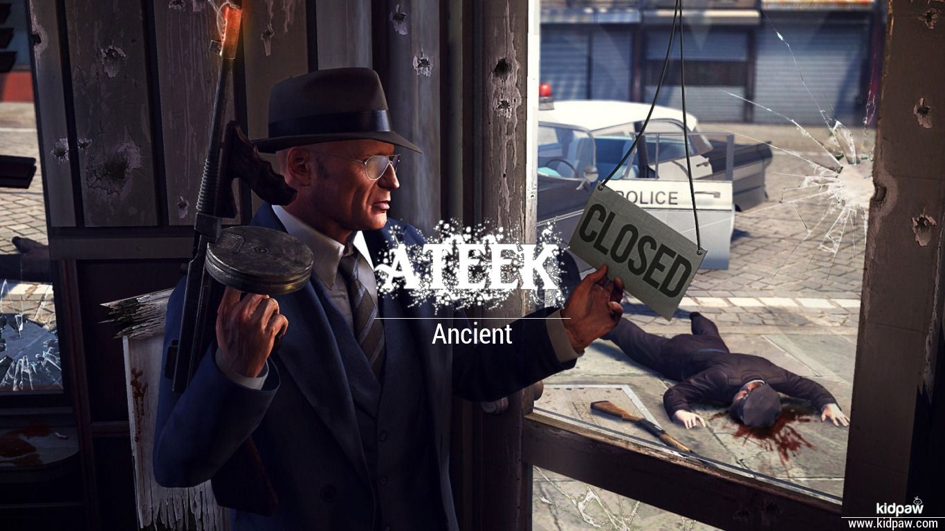 Ateek 3D Name Wallpaper for Mobile, Write اتیک Name on Photo Online