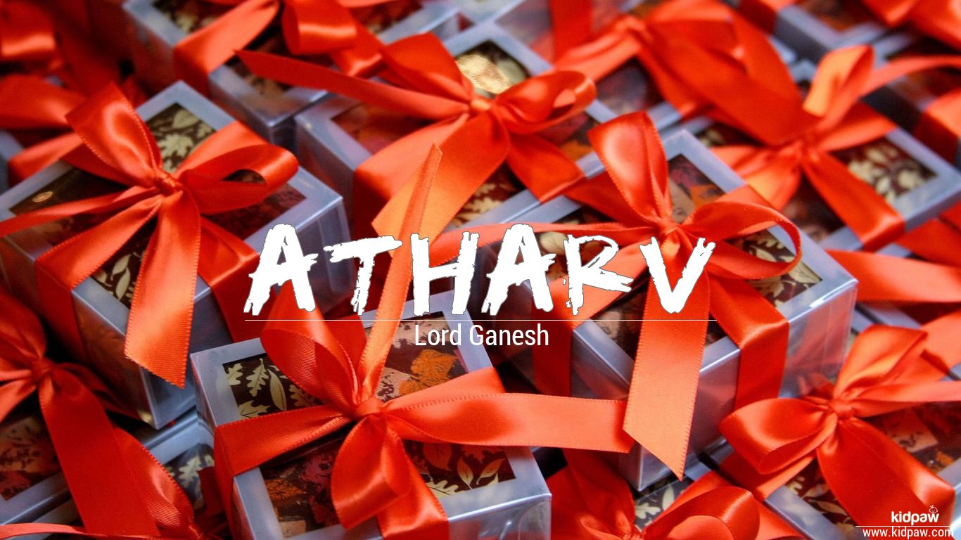 Atharv 3D Name Wallpaper for Mobile, Write अथर्व Name on Photo Online