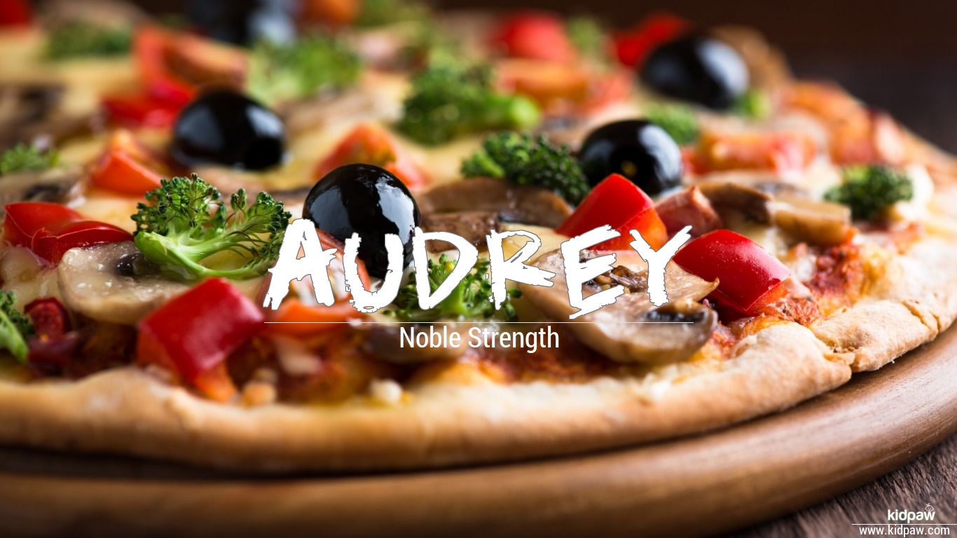 Audrey 3D Name Wallpaper for Mobile, Write Name on Photo Online