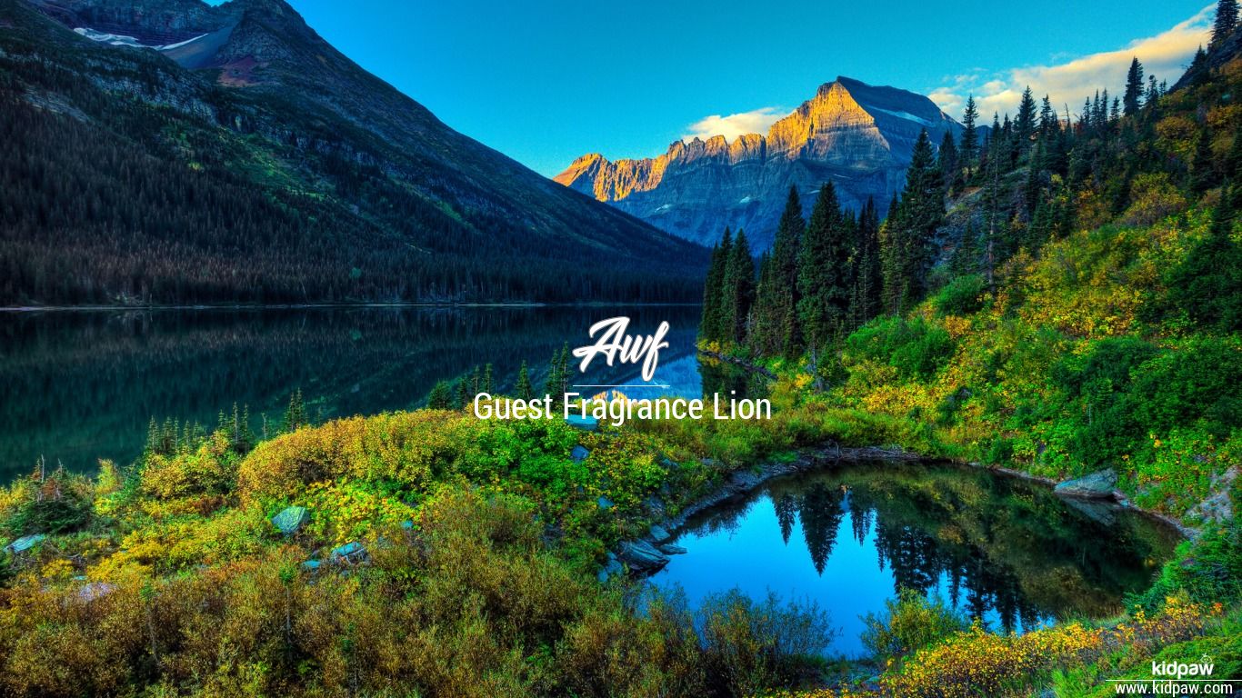 Awf 3D Name Wallpaper for Mobile, Write اوف Name on Photo Online