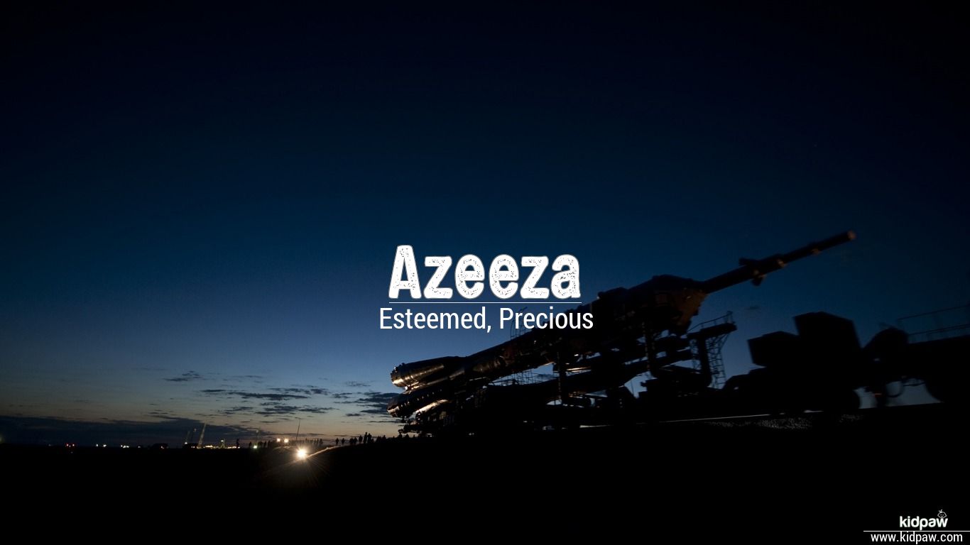 Azeeza 3D Name Wallpaper for Mobile, Write عزيزة Name on Photo Online