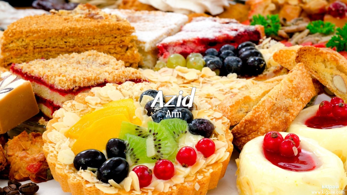 Azid 3D Name Wallpaper for Mobile, Write Name on Photo Online